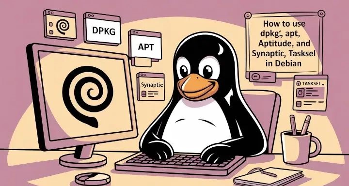 Как использовать dpkg, apt, aptitude, synaptic и tasksel в Debian